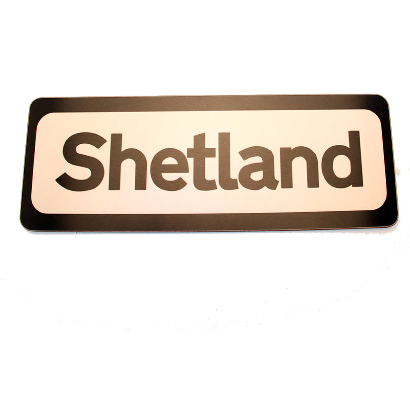 Shetland Road Sign – Peerie Shop